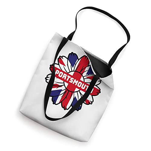 British Flag England UK Sunflower Portsmouth Union Jack Tote Bag