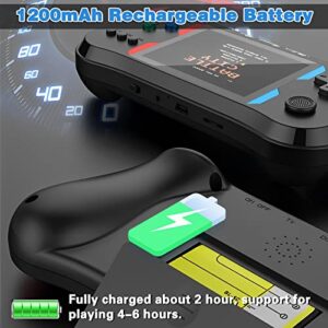 Handheld Game Console for Kids Adults, 3.5'' LCD Screen Retro Handheld Video Game Console, Preloaded 500 Classic Retro Video Games with Rechargeable Battery, Support 2 Players and TV Connection