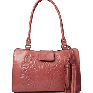 Patricia Nash Rienzo Satchel Old Rose One Size