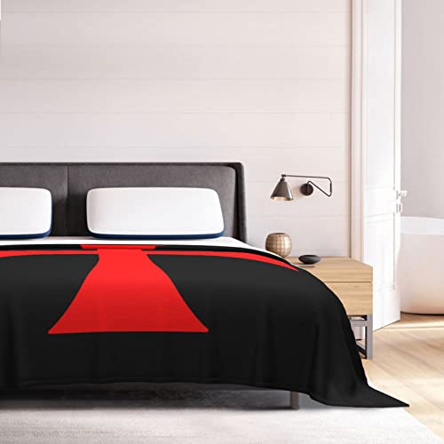 NUTTAG Cross Knights Templar Throw Blanket Warm 60x50 Inches Fleece Throw Blankets for Bed Couch Living Room All Seasons Wool Blanket