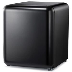 havato 1.7 cu.ft mini fridge with freezer,48 liter mini refrigerator,energy saving,low noise,single door compact refrigerator,adjustable thermostat,for dorm,office,bedroom and garage （black）