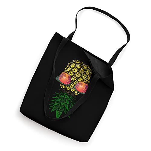 Upside Down Pineapple Retro Beach Swinger Two Seater Tote Bag