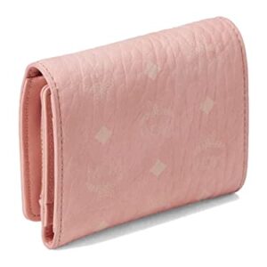 MCM Aren Vi Small Wallet Mini Blossom Pink Visetos One Size