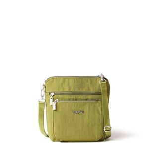 baggallini womens modern pocket crossbody, fatigue