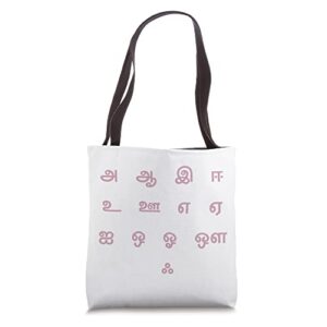 uyir ezhuthukal tote bag