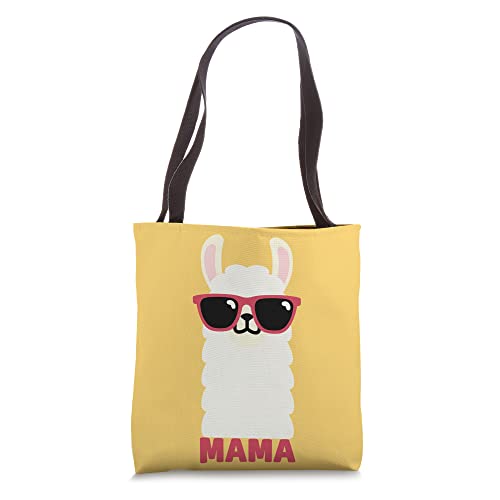 Funny Mama Llama Drama Mama Llama Momma Tees Tote Bag