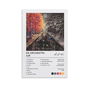 ok orchestra ajr canvas poster bedroom decoration landscape office valentine’s birthday gift unframe-style12x18inch(30x45cm)