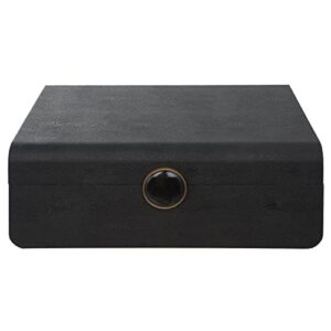 uttermost lalique black shagreen box