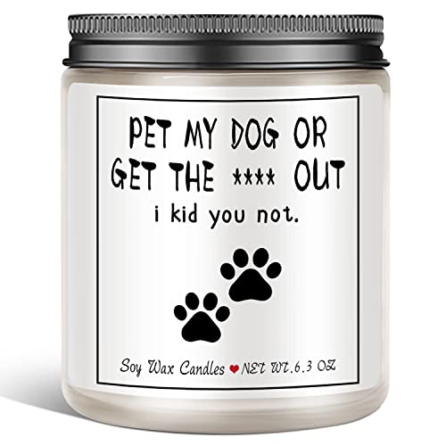 Funny Dog Mom Gifts for Women, Dog Lovers Gifts for Women Men, Dog Dad Gifts for Men, Pet Gifts, Dog Lover Gift Ideas, Dog Candle Gifts for Birthday Christmas&Thanksgiving Day Warm Gift