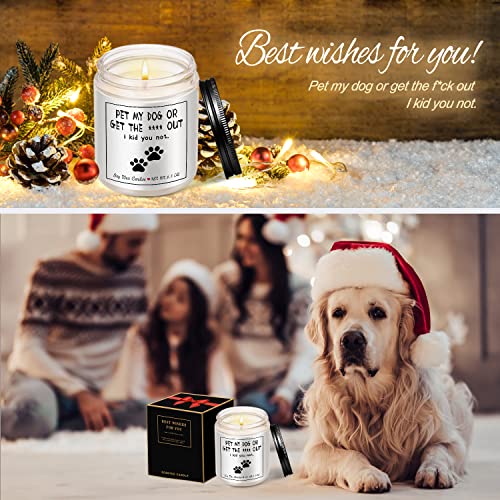 Funny Dog Mom Gifts for Women, Dog Lovers Gifts for Women Men, Dog Dad Gifts for Men, Pet Gifts, Dog Lover Gift Ideas, Dog Candle Gifts for Birthday Christmas&Thanksgiving Day Warm Gift