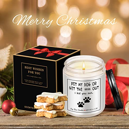 Funny Dog Mom Gifts for Women, Dog Lovers Gifts for Women Men, Dog Dad Gifts for Men, Pet Gifts, Dog Lover Gift Ideas, Dog Candle Gifts for Birthday Christmas&Thanksgiving Day Warm Gift