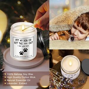 Funny Dog Mom Gifts for Women, Dog Lovers Gifts for Women Men, Dog Dad Gifts for Men, Pet Gifts, Dog Lover Gift Ideas, Dog Candle Gifts for Birthday Christmas&Thanksgiving Day Warm Gift