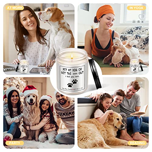 Funny Dog Mom Gifts for Women, Dog Lovers Gifts for Women Men, Dog Dad Gifts for Men, Pet Gifts, Dog Lover Gift Ideas, Dog Candle Gifts for Birthday Christmas&Thanksgiving Day Warm Gift