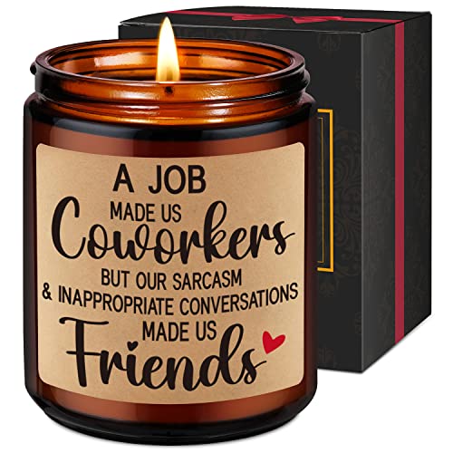 Fairy's Gift Coworker Candle - Funny Coworker Gifts for Friends - Coworker Gifts for Women, Men, Colleague, Work Bestie - Friendship, Going Away, Leaving, Birthday Gifts for Co-Worker, Best Friend