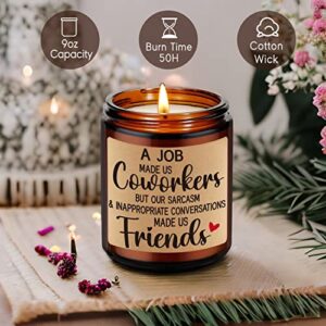 Fairy's Gift Coworker Candle - Funny Coworker Gifts for Friends - Coworker Gifts for Women, Men, Colleague, Work Bestie - Friendship, Going Away, Leaving, Birthday Gifts for Co-Worker, Best Friend