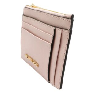 Michael Kors Jet Set Small Double Side Card Case Wallet Powder Blush Pink