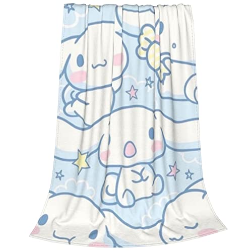 Blanket Soft Cozy Flannel Lightweight and Comfortable Bedroom Living Room Sofa Throw Blankets for Adults Kids,50"x40"