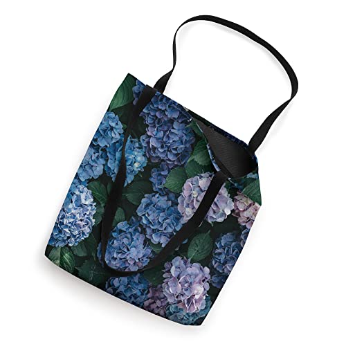 White Blue Hydrangea Flowers Cute Tote Bag