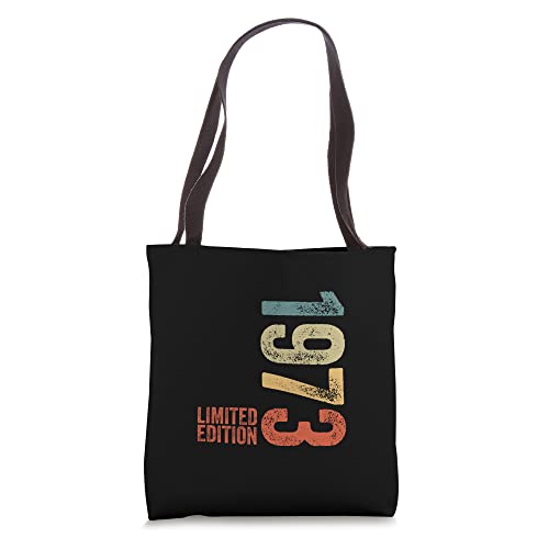 1973 Limited Edition Birthday Vintage Retro Tote Bag