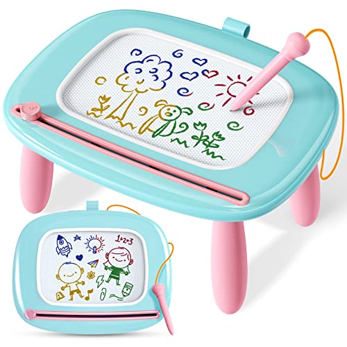 Kikidex Toddler Toys for 1 2 3 Years Old, Sturdy Magnetic Doodle Scribbler Board, Entertainment Toys for Kids, Reusable and no Mess, Educational Learning Toys Gifts for Birthday Christmas