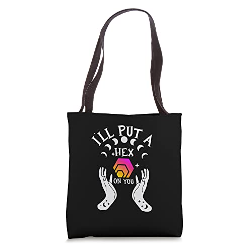 I'll Put A Hex On You Crypto Cryptocurrency Coin Stake Tote Bag