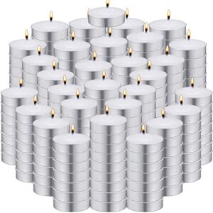 800 pcs unscented tealight bulk 4 hour burn time dripless tea lights candles white paraffin candles tealights for votive home pool shabbat weddings emergencies