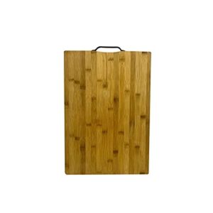 mmooco chopping board, oversized bamboo cutting board – wood board for kitchen，with handle, double-sided available -60 * 45 * 1.8cm