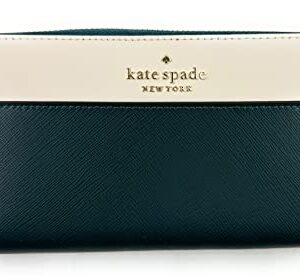 Kate Spade Staci Large Continental Wallet In Peacock Sapphire Multi