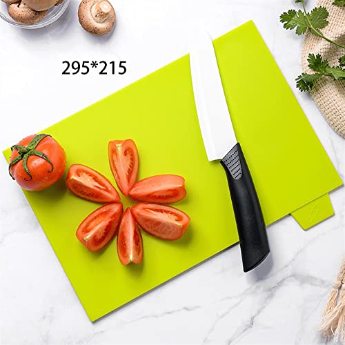 MMOOCO Chopping Board, Plastic Cutting Board Foods Classification Boards Outdoors Camping Vegetable Fruits Meats Bread Chopping Blocks Charcuterie