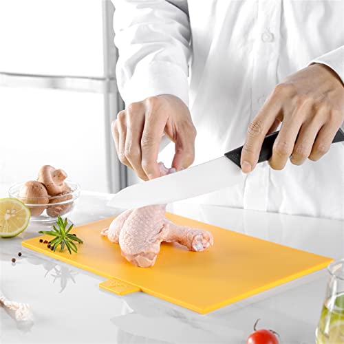 MMOOCO Chopping Board, Plastic Cutting Board Foods Classification Boards Outdoors Camping Vegetable Fruits Meats Bread Chopping Blocks Charcuterie