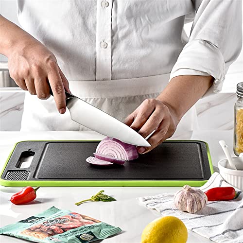 MMOOCO Chopping Board, Double-Sided Chopping Board Kitchen Grinding Chopping Board