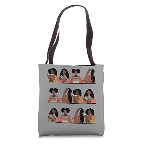 Pretty and Educated Black Women Read African American BHM Tote Bag