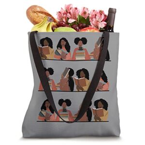 Pretty and Educated Black Women Read African American BHM Tote Bag