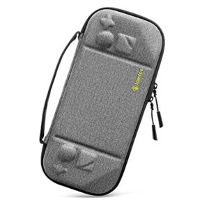 tomtoc Carrying Case Compatible with Steam Deck, Protective case, Hard Portable Travel Carrying bag for Steam Deck Console & Accessories, Shockproof, Travel friendly