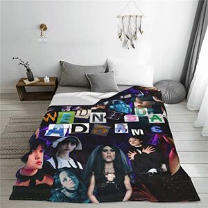 KILORT Wed Horror Movie Characters Super Soft Throw Blankets Decor Room Wall Art Collage Bathroom Party Birthday Decorations Supplies Gifts(40x50in)