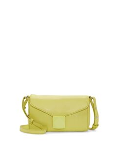 vince camuto lefto small crossbody, lemon mustard