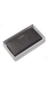 kate spade tinsel large wallet (black)