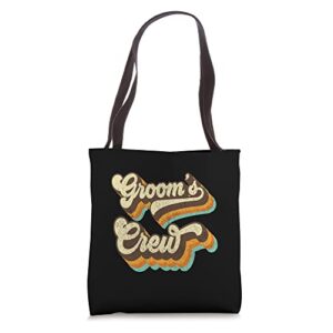 groom crew – groomsmen tote bag