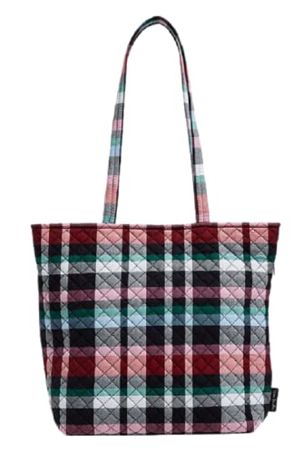 Vera Bradley Womens Tote Bag in Ribbons Plaid