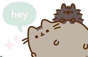 trends international pusheen – hey wall poster