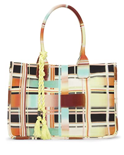 Vince Camuto Orla Tote, Plaid On Tech