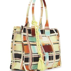 Vince Camuto Orla Tote, Plaid On Tech