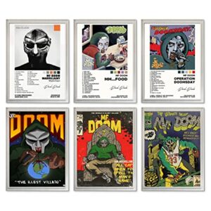 INGVY Mf Doom Operation Doomsday Poster Canvas Art Wall Picture Print Modern Family Decor 8x12inch(20x25cm)