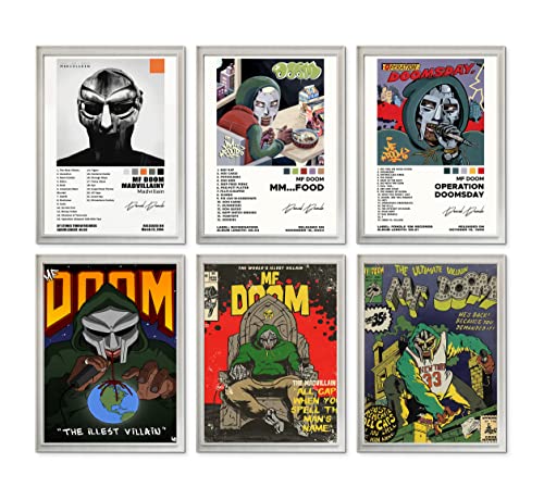 INGVY Mf Doom Operation Doomsday Poster Canvas Art Wall Picture Print Modern Family Decor 8x12inch(20x25cm)