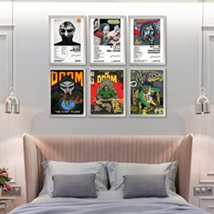 INGVY Mf Doom Operation Doomsday Poster Canvas Art Wall Picture Print Modern Family Decor 8x12inch(20x25cm)