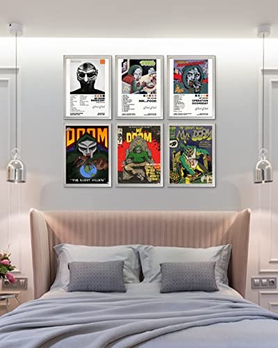 INGVY Mf Doom Operation Doomsday Poster Canvas Art Wall Picture Print Modern Family Decor 8x12inch(20x25cm)