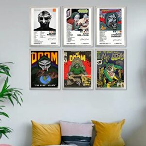 INGVY Mf Doom Operation Doomsday Poster Canvas Art Wall Picture Print Modern Family Decor 8x12inch(20x25cm)