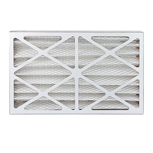 Filterbuy 16x25x4 Air Filter MERV 8 Dust Defense (1-Pack), Pleated HVAC AC Furnace Air Filters Replacement (Actual Size: 15.38 x 24.38 x 3.63 Inches)