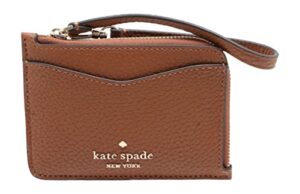 kate spade new york leila leather card holder wristlet warm ginger