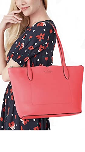 Kate Spade Harlow Leather Tote (Ripe poppy)